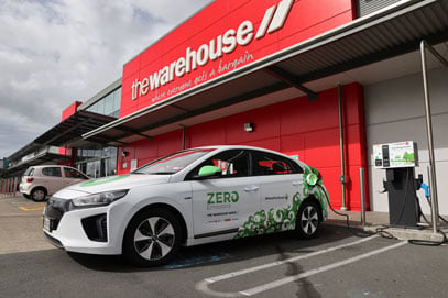 The Warehouse Group rolls out a national EV charging station expansion